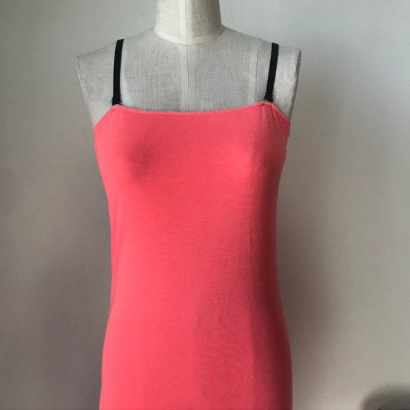 Roxy | Dresses | Roxy Neon Pink Bodycon Mini Dress | Poshmark